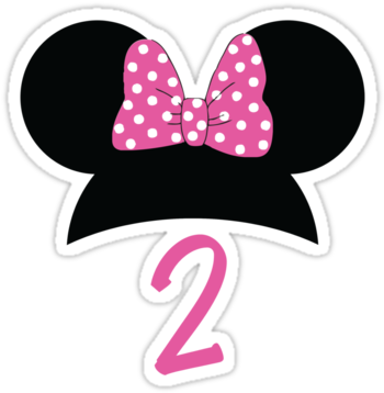 Download HD Minnie Mouse 2nd Birthday Png Transparent PNG Image ...