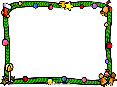 Download Christmas Themed Frame Royalty Free Vector Clip Art - Vetor ...