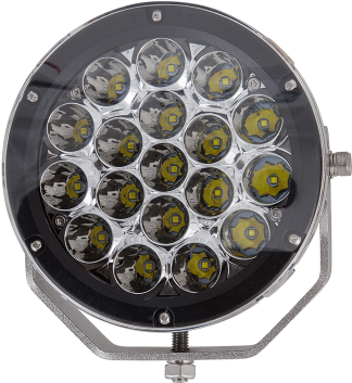 Download Super High Output 7" Round Spot Light - Light - HD Transparent ...