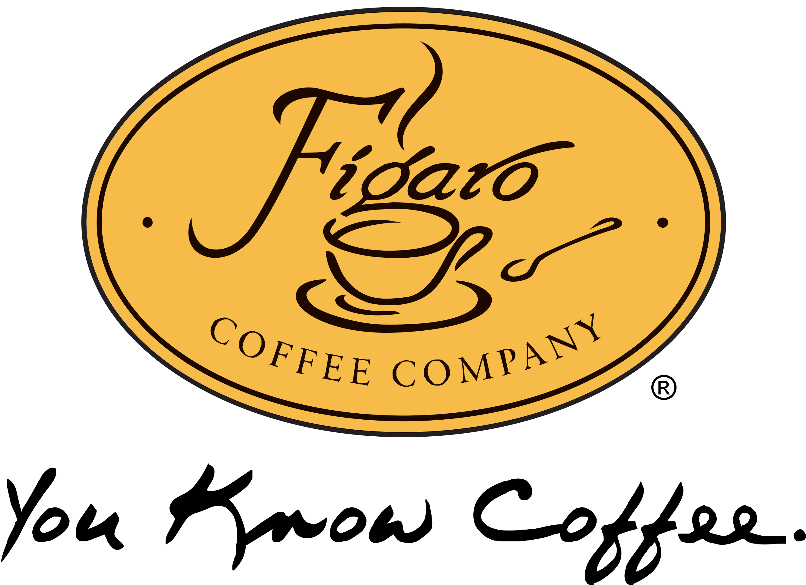 Download HD Figaro Coffee Is The No - Figaro Coffee Company Logo ...