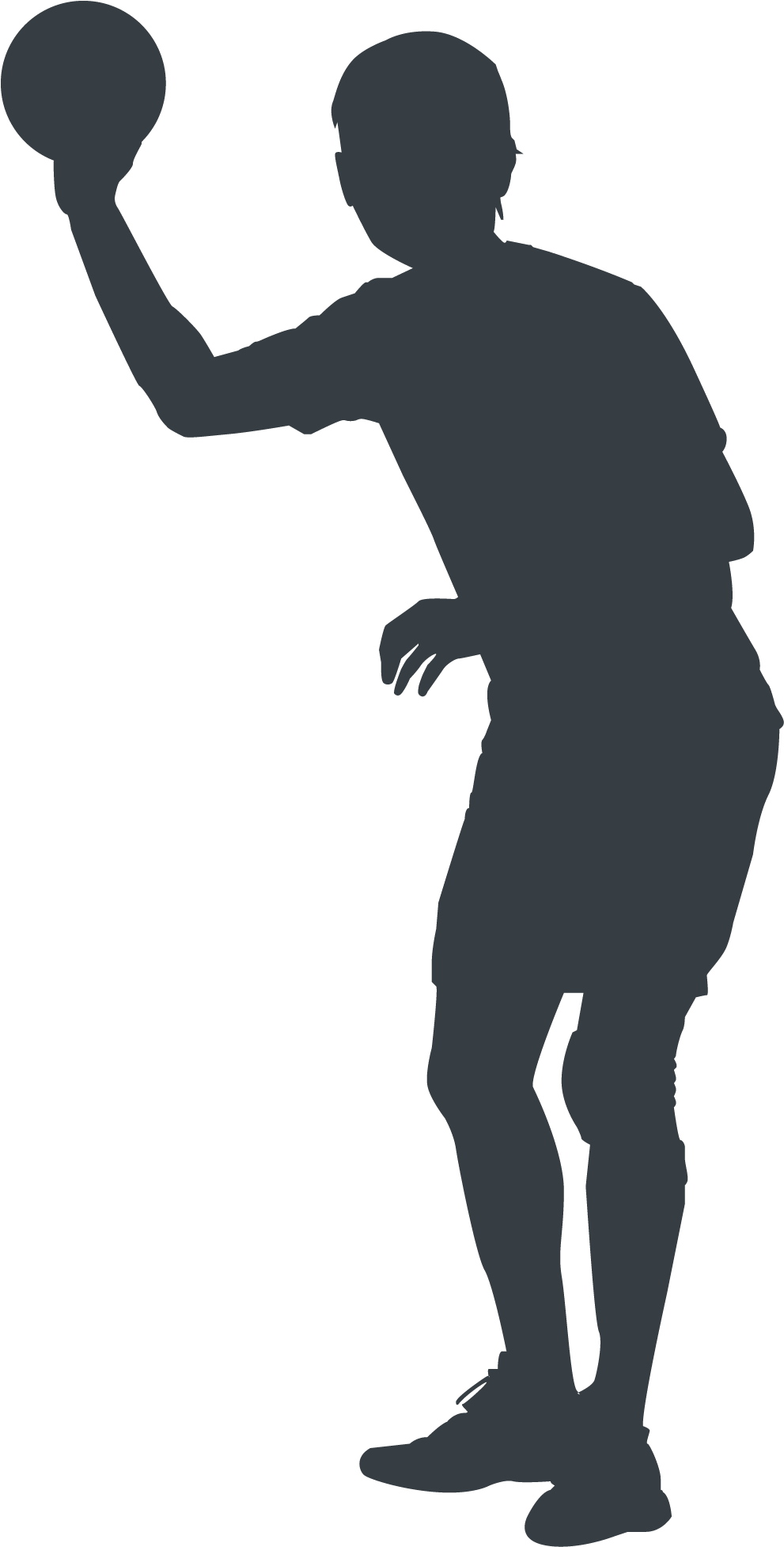 Download HD Dodgeball - Athlete Transparent PNG Image - NicePNG.com