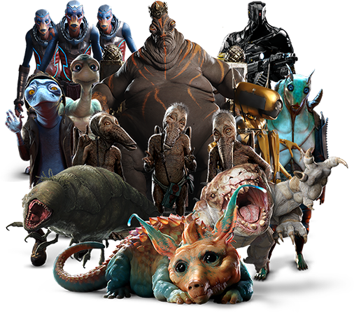 Download The Aliens - Valerian And The City Of A Thousand Planets ...