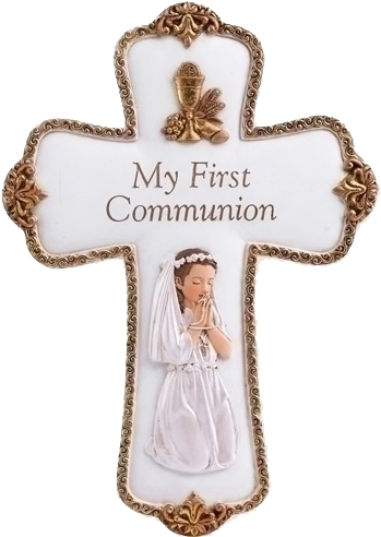 Download HD Holy Communion Cart - First Holy Communion Girl Transparent ...