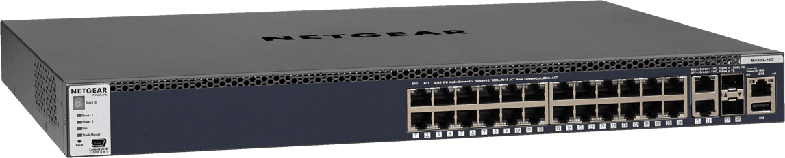 Download HD Netgear Prosafe M4300-28g$1,199 - M4300-28g Managed Switch ...