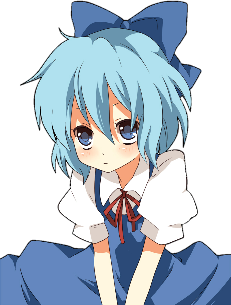 Download Cirno Confused - Cirno Cute - HD Transparent PNG - NicePNG.com