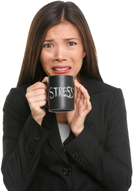 Download HD Stressed Lady Transparent PNG Image - NicePNG.com