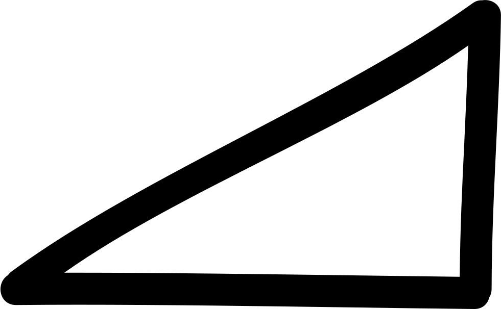 Download Triangle Hand Drawn Shape Outline Comments - Icon - HD ...