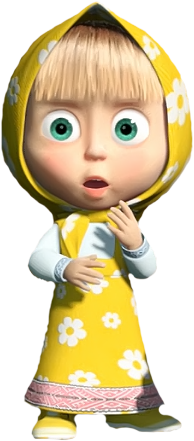 Download Masha Shock Clipart Png - Png Masha - HD Transparent PNG ...