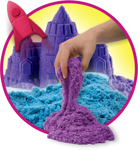 Download HD The Original Squeezable Sand - Combined Brands Kinetic Sand ...