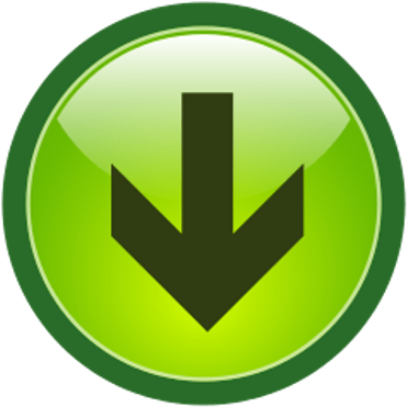 Download Green Download Button Transparent - Down Arrow Button Png - HD ...