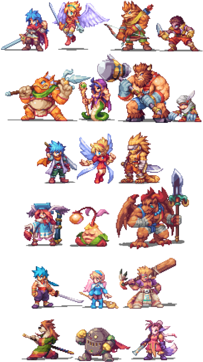 Download Breath Of Fire 3 Nina Sprite - HD Transparent PNG - NicePNG.com