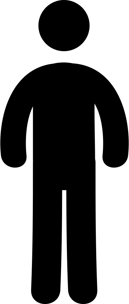 Download Png File - Standing Up Man Icon - HD Transparent PNG - NicePNG.com