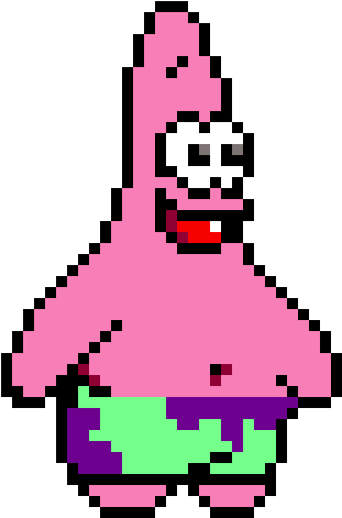 Download HD Patrick Star - Patrick Star Pixel Art Transparent PNG Image ...
