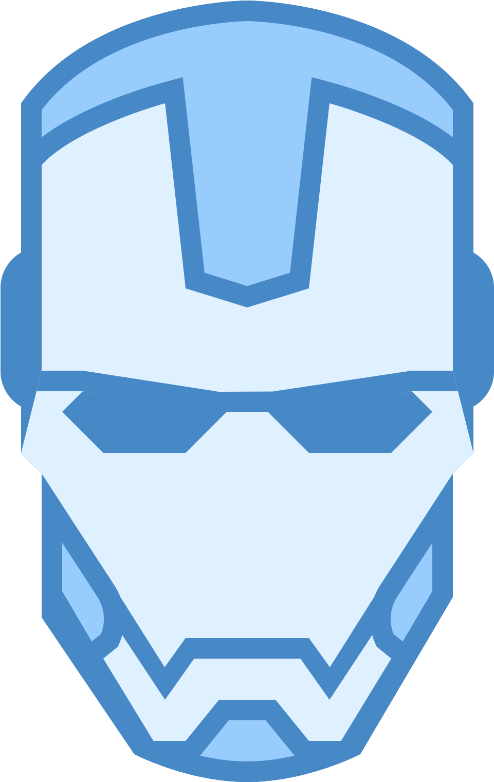 Download HD Iron Man Helmet Icon Transparent PNG Image - NicePNG.com