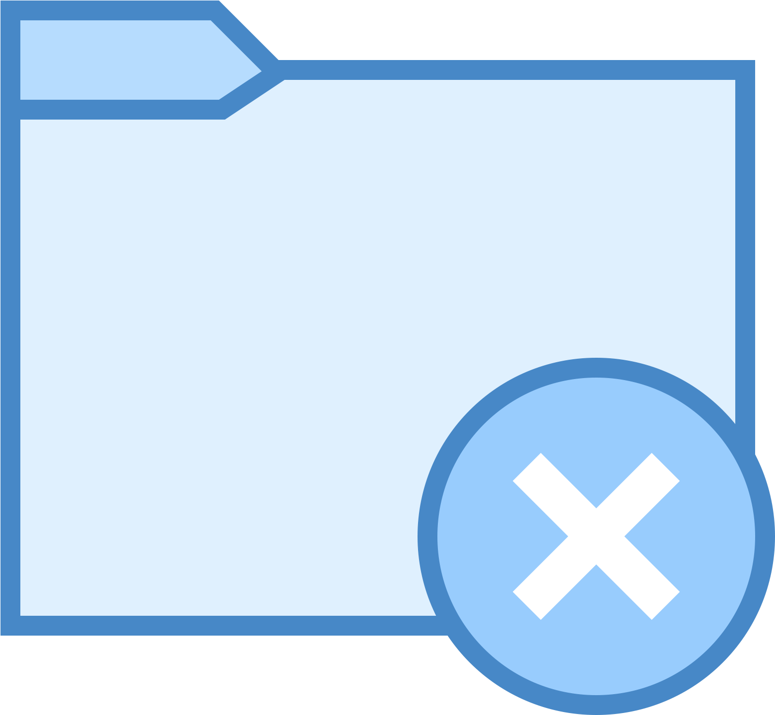 Download Delete Folder Icon - Icon - HD Transparent PNG - NicePNG.com