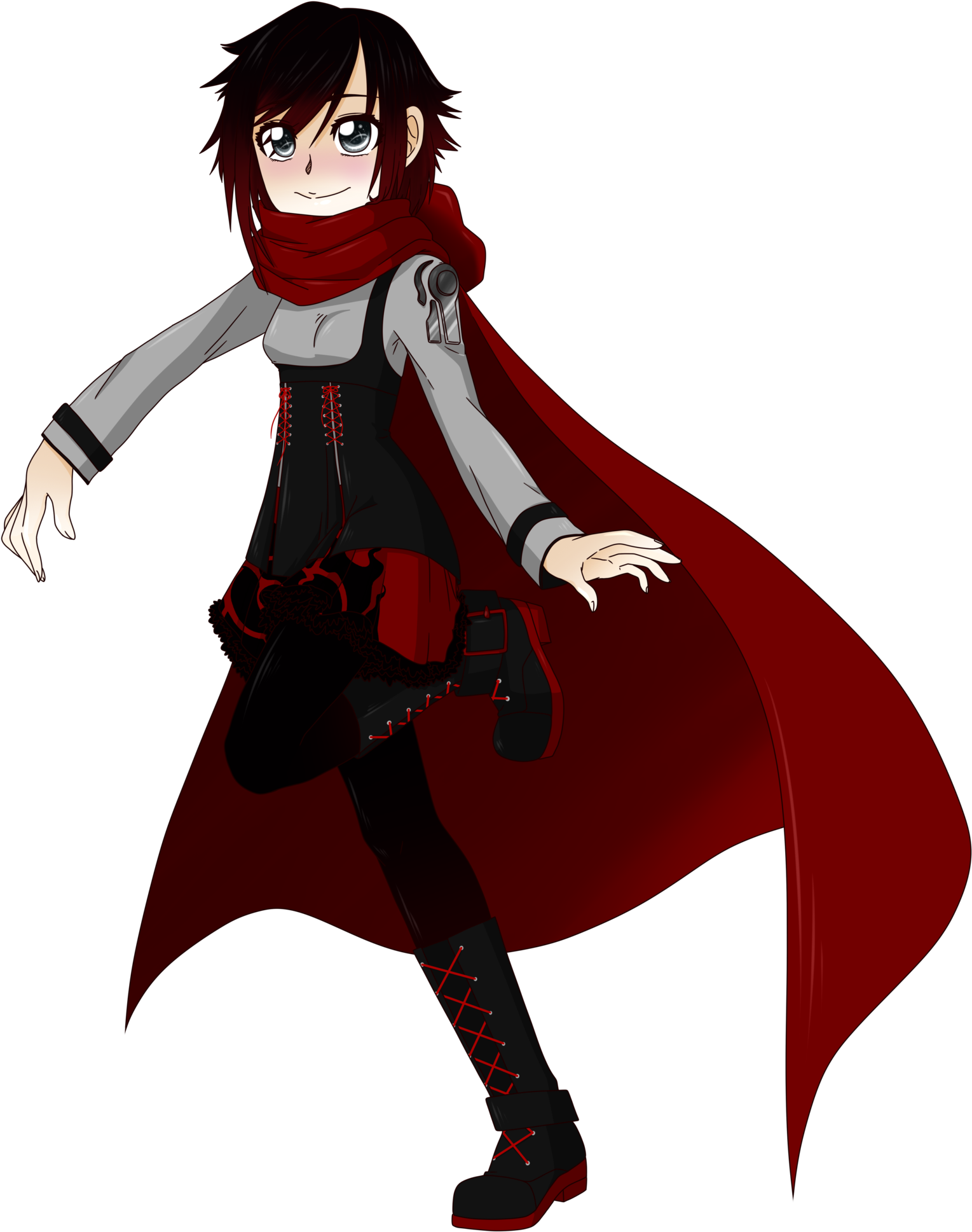 Download Rwby Outfit Project - Ruby Rose Outfit Rwby - HD Transparent ...