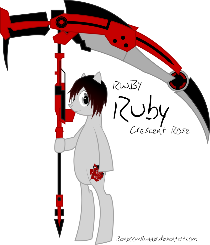 Download Rainboomrunner, Crescent Rose, Fanart, Ponified, Roosterteeth ...