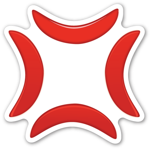 Download Emoji Symbol Emoticon Sticker Meaning - Anger Sign - HD ...