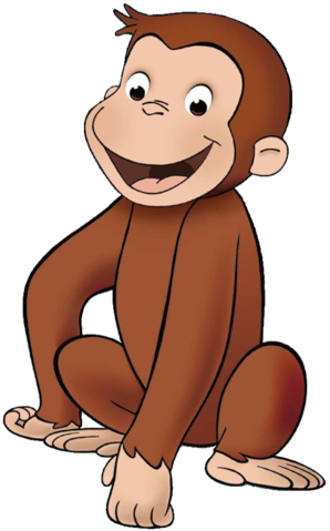 Download HD Free Curious George With Balloons Png - Mono Jorge El ...