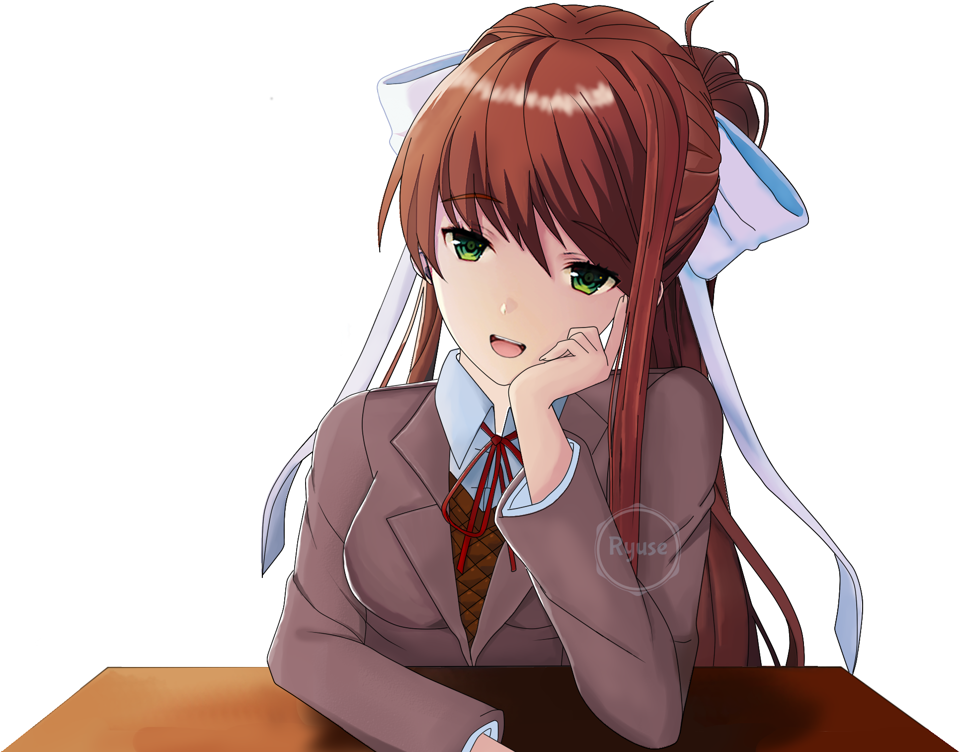 Download View Fullsize Monika Image - Ddlc Monika After Story - HD ...