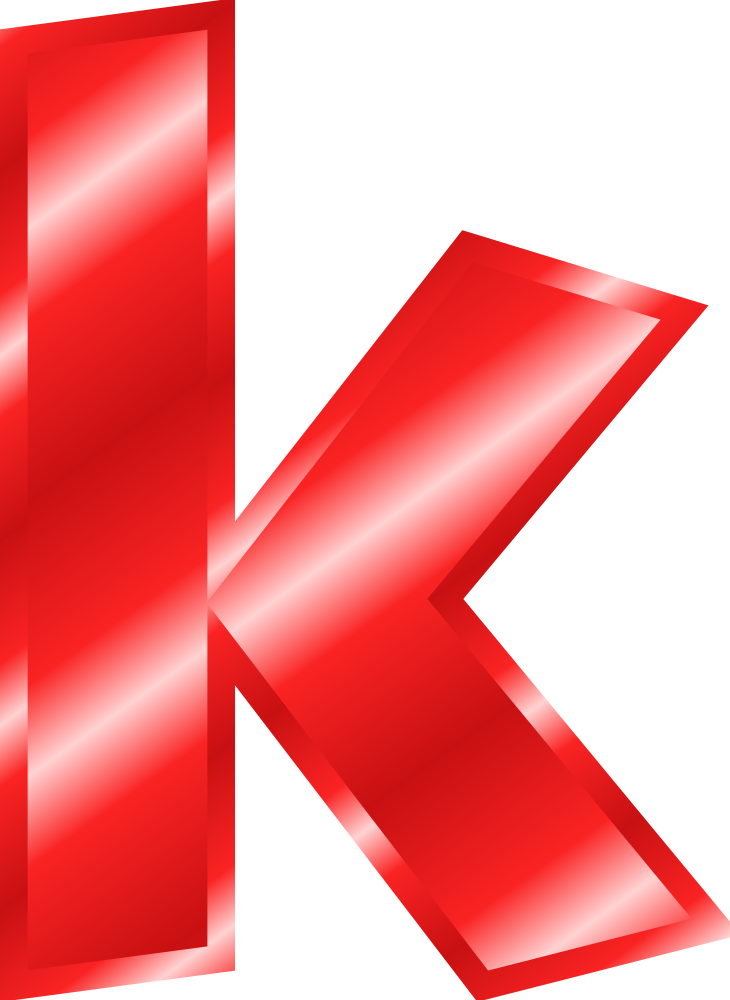 Download Effect Letters Alphabet Red - Letra K Roja Png - HD ...