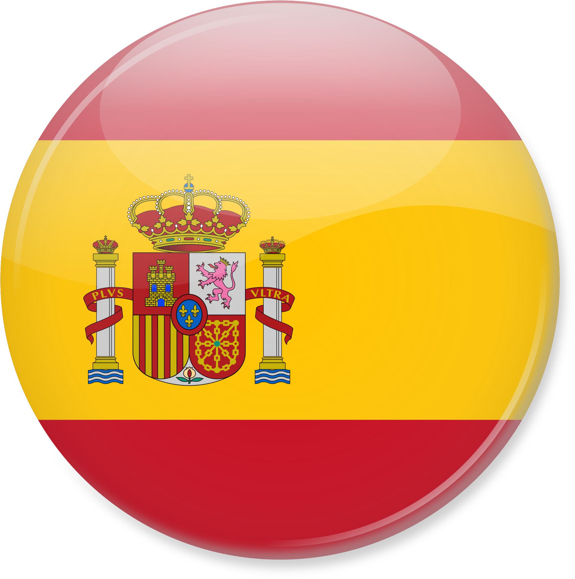 Download HD Open - Spain Flag Icon Png Transparent PNG Image - NicePNG.com