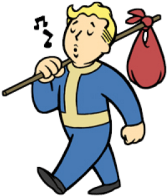 Download Vault Boy Fallout Png - HD Transparent PNG - NicePNG.com