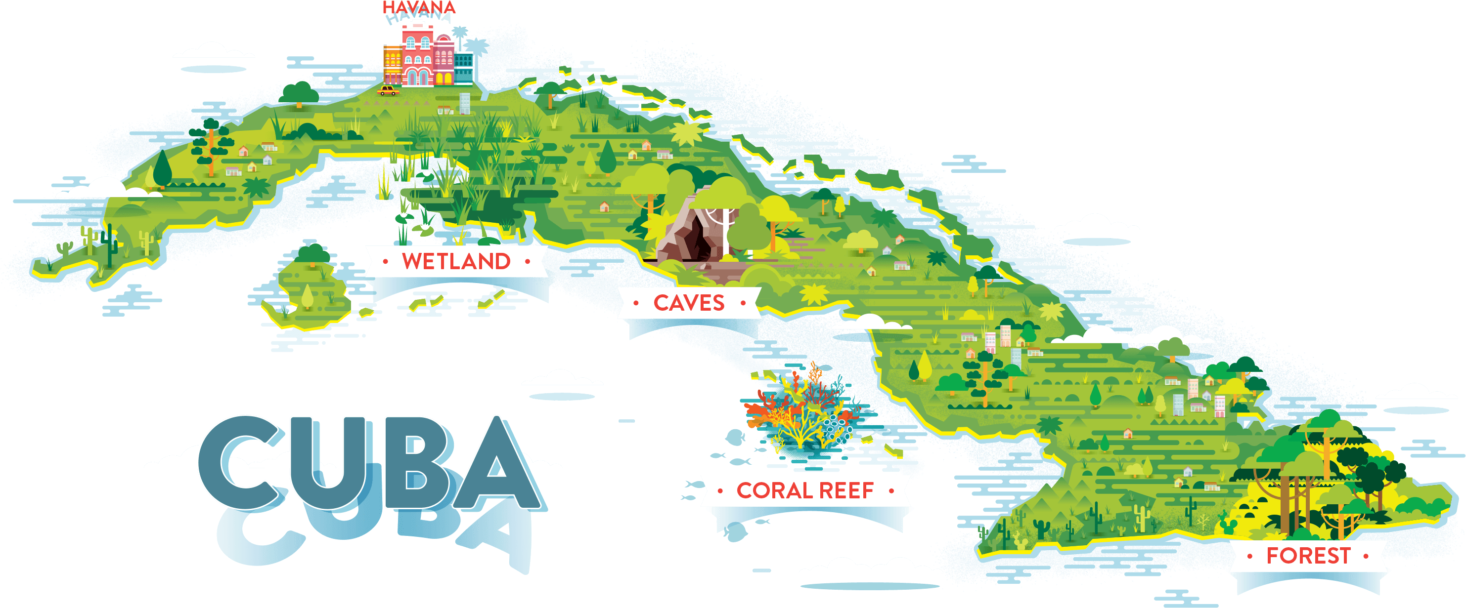 Download Map Of Cuba - Animals In Cuba Map - HD Transparent PNG ...