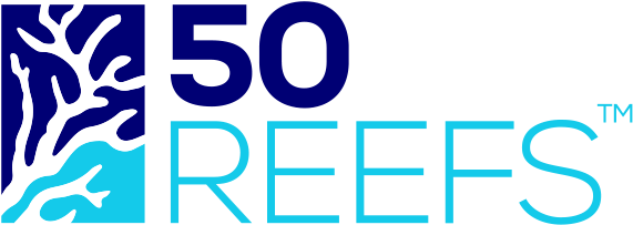 Download Logo 2col Clear - 50 Reefs Logo - HD Transparent PNG - NicePNG.com