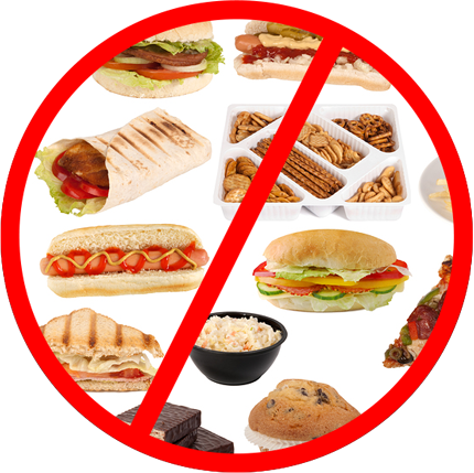 Download Transparent Images Wallpaper Cover - No Fast Food Png - HD ...