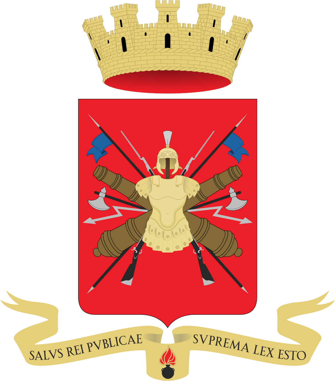 Download HD Italian Military Coat Of Arms Transparent PNG Image ...