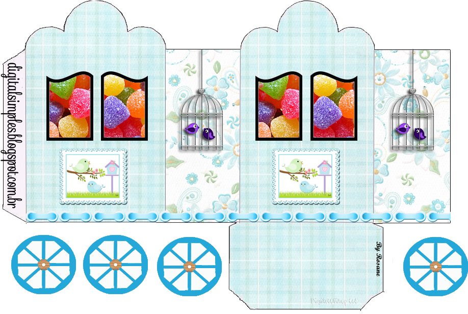 Download HD Birds In Light Blue - Box Transparent PNG Image - NicePNG.com