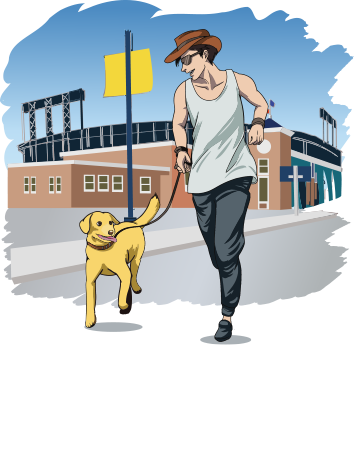 Download HD Dog Walk Cartoon Transparent Transparent PNG Image ...