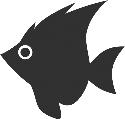 Download HD Fish Black Icon Transparent Transparent PNG Image - NicePNG.com
