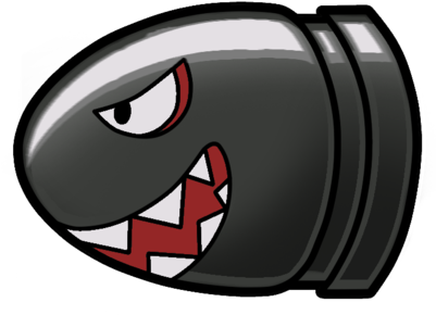 Download Drawn Mario Bullet Bill - Paper Mario Bullet Bill - HD ...