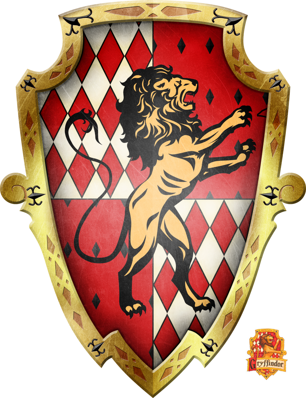 Download Gryffindor Crest By Geijvontaen - Hogwarts Crest Gryffindor ...