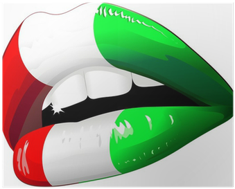 Download HD Labbra Sensuali Bandiera Italia Italy Flag Sensual - Lips ...