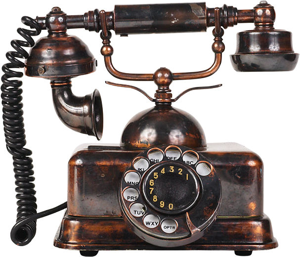 Download Antique Telephone 01 - Old Telephone Transparent Background ...
