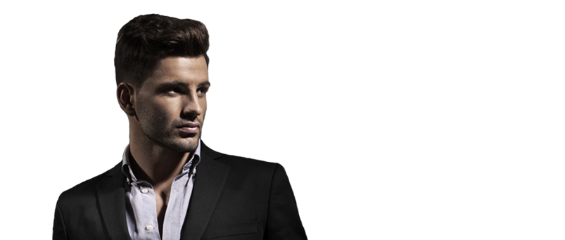 Download HD Men's Services - Male Model Salon Png Transparent PNG Image ...