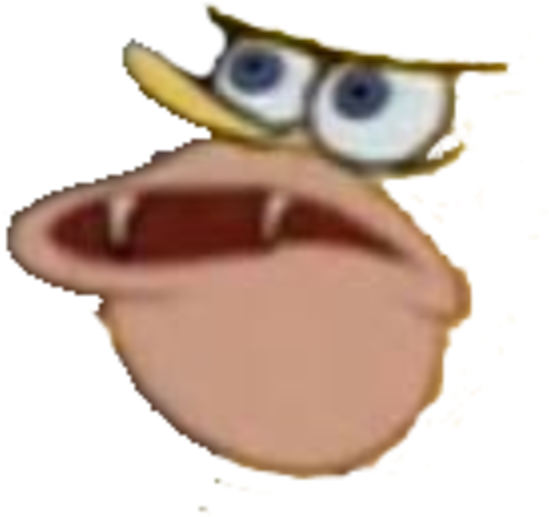 Download Spongegar Face Template - HD Transparent PNG - NicePNG.com