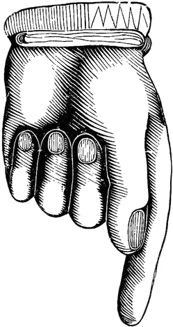 Download HD Hand Pointing, Overlays, Clipart, Fingers, Finger ...