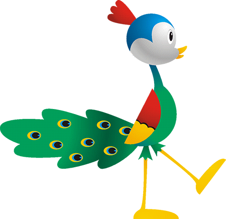 Download Peacock-cartoon - Peacock In Cartoon Png - HD Transparent PNG ...