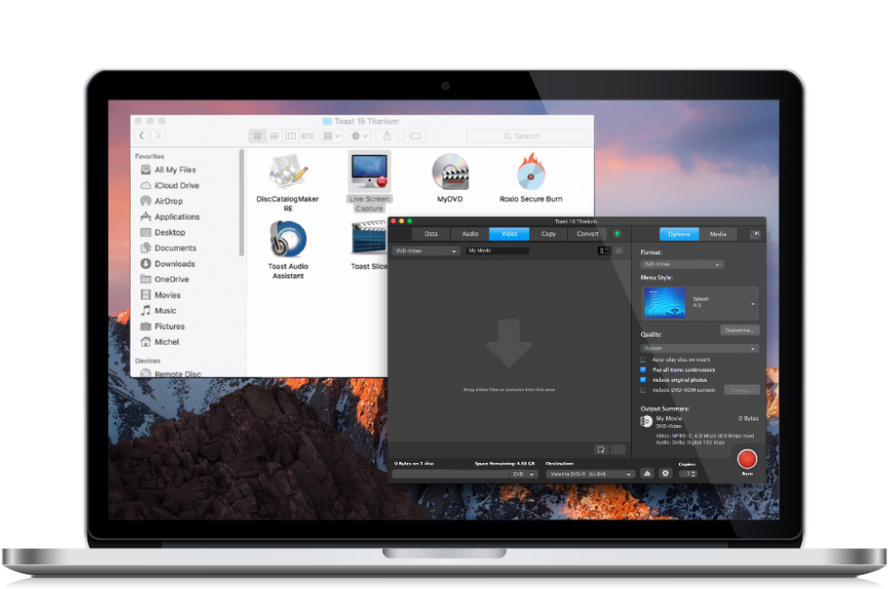Download HD Toast Titanium - Roxio Toast 16 Titanium Transparent PNG ...