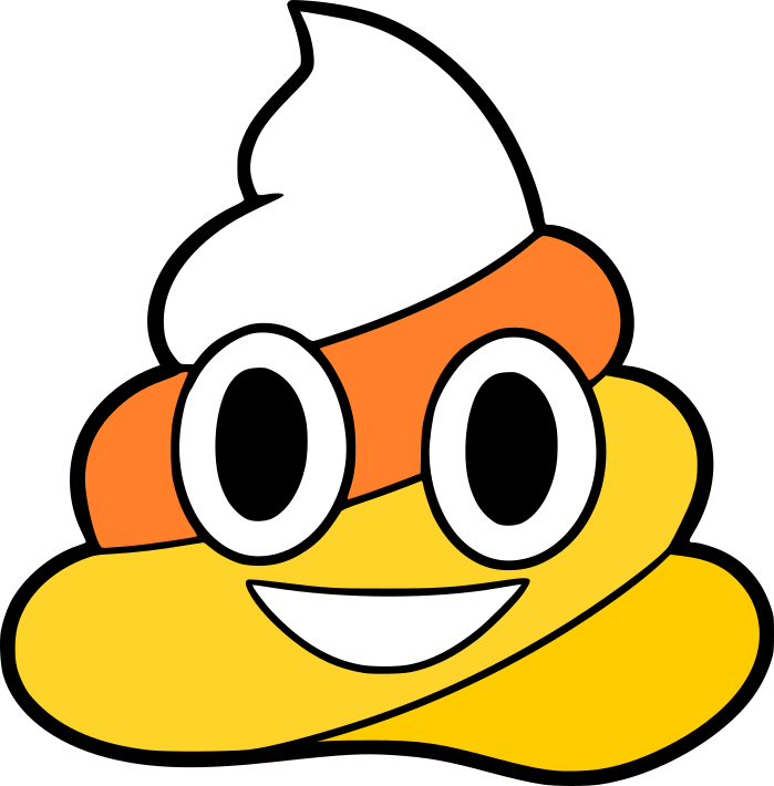 Download HD Candy Corn Poop Emoji Svg - Cute Emoji Coloring Pages ...