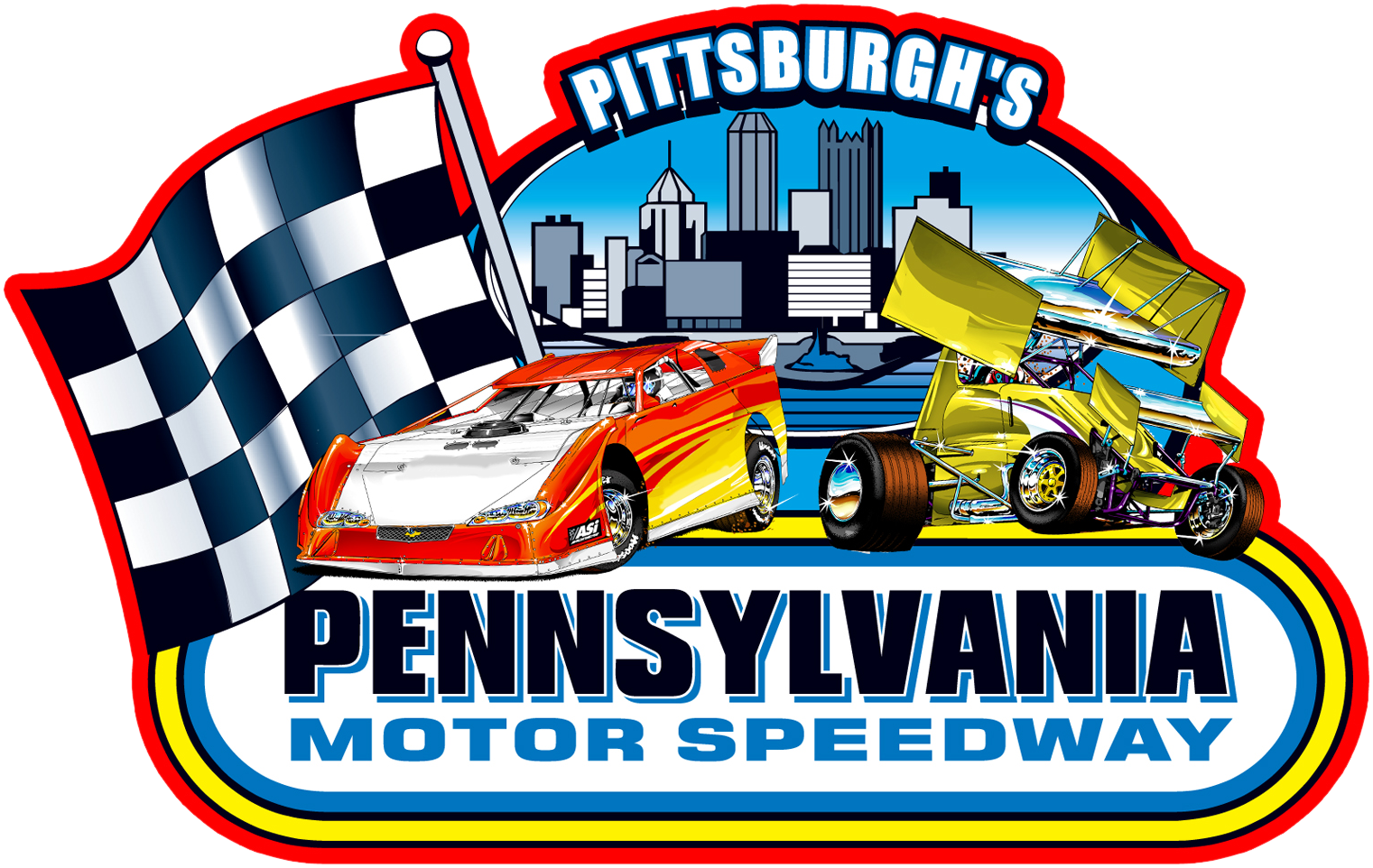Download HD Logo Bazell Logo - Pittsburgh Pa Motor Speedway Transparent ...