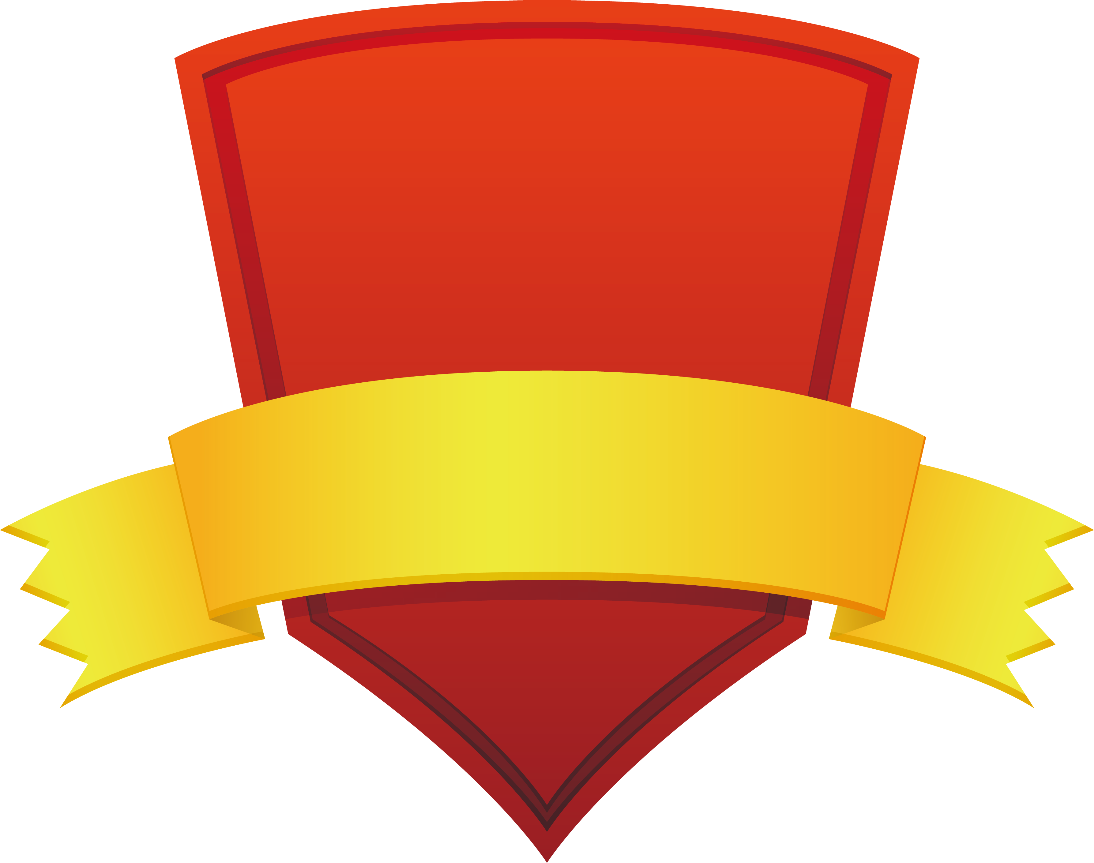 Download Red Shield Png - Amarelo Png Fitas Vetor - HD Transparent PNG ...