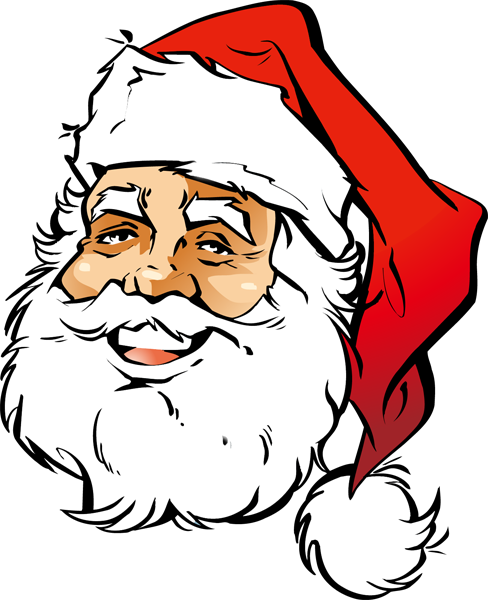 Download HD Santa Face Picture - Santa Claus Face Png Transparent PNG ...
