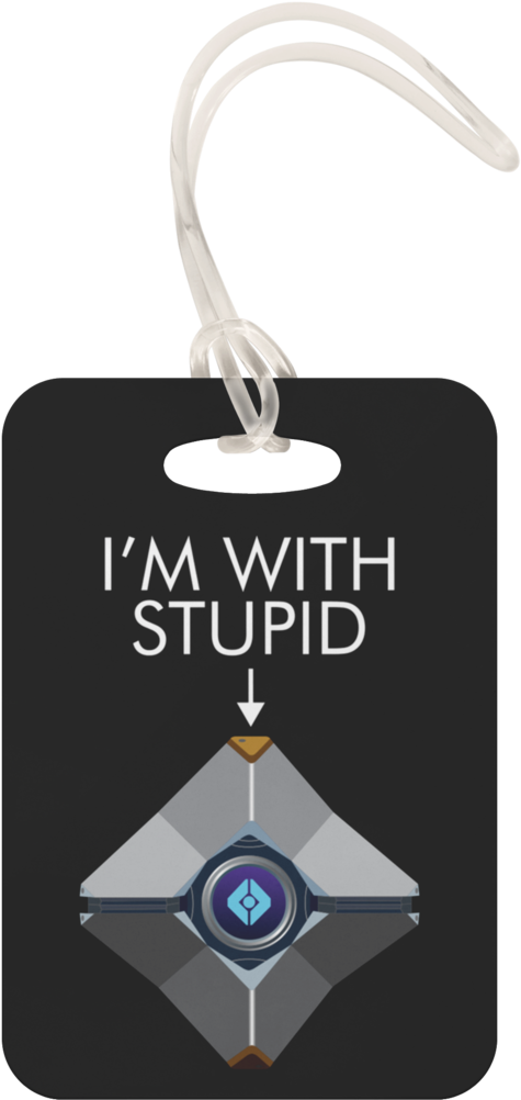 Download HD Destiny Ghost Metal Luggage Tag - Bag Tag Transparent PNG ...