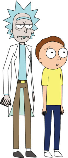 Download HD "rick And Morty Is An American Adult Animated Science ...