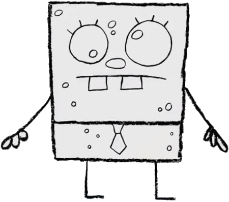 Download HD Doodlebob - Bob Esponja Doodle Transparent PNG Image ...